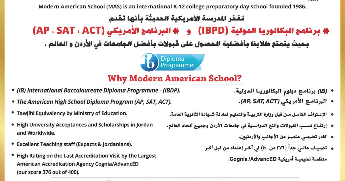 International Baccalaureate Diploma Programme IBDP | Modern American School