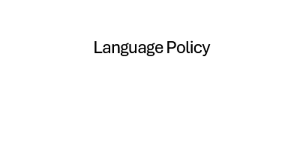 IBDP Language policy | Modern American School